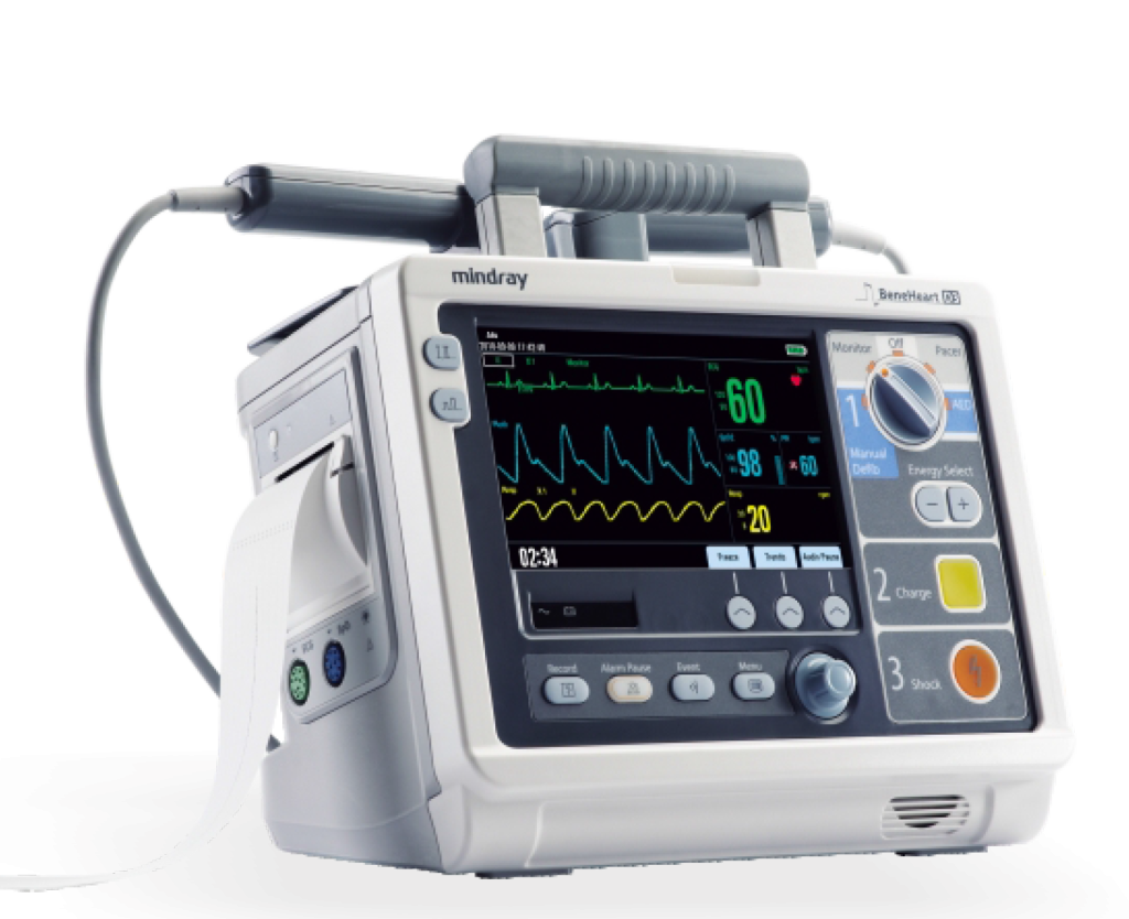 Defibrilator / Monitor BeneHeart D3 Mindray - Distributor Alat ...